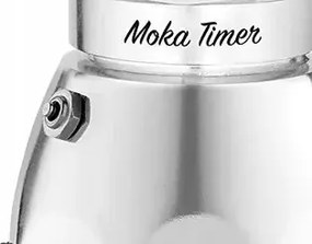 Bialetti Moka Timer Elektrický kávovar na 3 šálky stříbrná / 150 ml