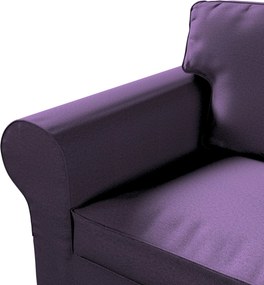 Potah na pohovku IKEA  Ektorp 3-místná, nerozkládací barva fialová látka pletený vzor
