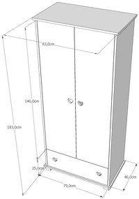 BabyBeds Dětská sestava - srdíčka Barevné provedení: Dub