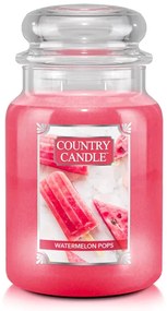 Country Candle Vonná Svíčka Watermelon Pops (sójový vosk), 652 g