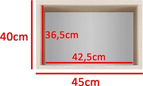 Eka Předsíňová stěna s čalouněnými panely Trinity 32 - Grafit / Šedá 2314