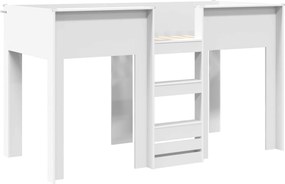 Patrová postel pro děti Bílá 75 x 190 cm Kompozitní dřevo 3410467