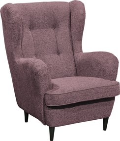 XXXLutz KŘESLO UŠÁK, textil, kompozitní dřevo, lilková MID.YOU - Online Only křesla & taburety - 002220035002