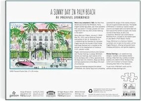 Galison Puzzle Slunečný den v Palm Beach / 1000 dílků / od 8 let