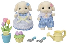 Figurky sylvanian families květinový set a sourozenci flora králíků