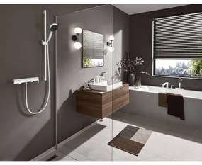Hansgrohe Pulsify Select S Ruční sprcha 10,5 cm EcoSmart, bílá mat 24101700