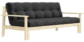 sofa UNWIND by Karup - 92*218 cm natural (přírodní) + futon dark grey 734