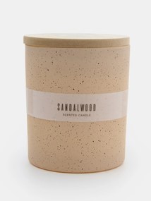 Sinsay - Vonná svíčka s přídavkem sójového vosku Sandalwood - béžová