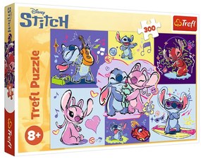 Trefl Puzzle Lilo&Stitch - Bláznivý Stitch 300 dílků 60x40cm v krabici 40x27x4cm