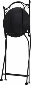 3dílný mozaikový bistro set keramický terakotový 279689