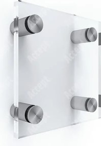 ACCEPT Dveřní tabulka Clear CL4 - rozměr 100 x 100 mm