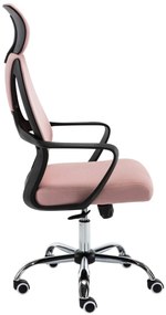 Kancelářská židle NIGEL růžová