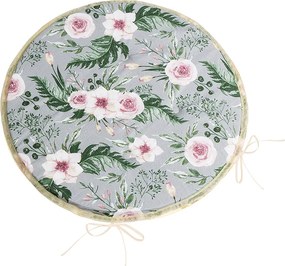 Bellatex Sedák Adéla kulatý hladký Růžová,Šedá,Zelená 40 cm, (průměr)