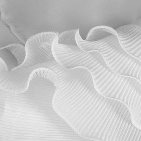 ZÁCLONA NA PÁSCE LUISA 400X160 CM BÍLÁ