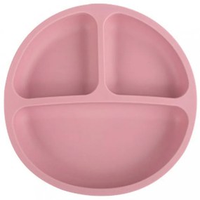 PPH Dětský silikonový talíř / růžový