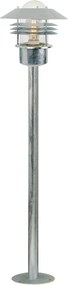 NOR 25118031 Venkovní sloupkové svítidlo Vejers 1x60W E27 galvanizovaná čirá - NORDLUX