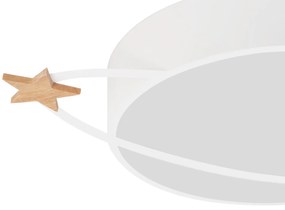 Toolight - Stropní lampa Moon White E27 60W APP865-C, bílá, OSW-06886