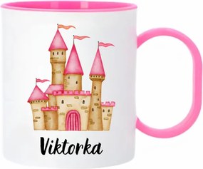 Plastový hrníček Hrad pro princezny