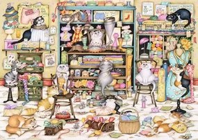 Ravensburger Hrátky rozdováděných koček v galanterii / 1000 dílků / od