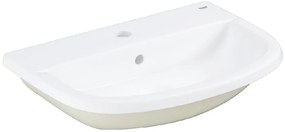 Grohe Bau Ceramic - Umyvadlo nábytkové 56x40 cm, s přepadem, otvor pro baterii, alpská bílá 39422000