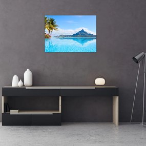 Obraz - Bora-Bora, Francouzská Polynésie (70x50 cm)