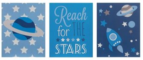 Dětské obrázky v sadě 3 ks 16x20 cm Reach for the Stars – Premier Housewares