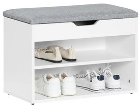 Sobuy FSR25-HG Lavice na boty Lavička na boty Stojan na boty Botník Světle šedá