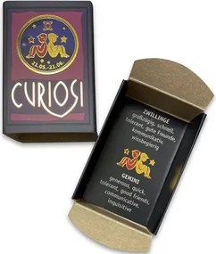 CURIOSI Kulaté puzzle Zvěrokruh: Blíženci / 33 dílků / průměr 9 cm