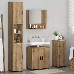 Sada koupelnového nábytku 4 ks Artisanový dub 61 x 35 x 64 cm 3392982