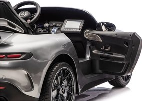 LEAN CARS Elektrické autíčko Mercedes GT63 AMG DK-GT63 24V LCD šedé lakované