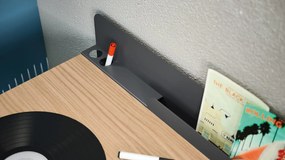NIDI - Pracovní stůl s kabelovým kanálem a podnoží Clessidra