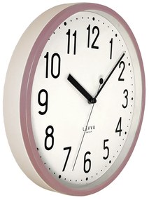 LAVVU Růžové hodiny PASTELS SWEEP - 3 ROKY ZÁRUKA ⌀29,5cm LCS3003