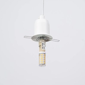 Sollux Lighting Závěsné svítidlo HYPERION 1 bílé