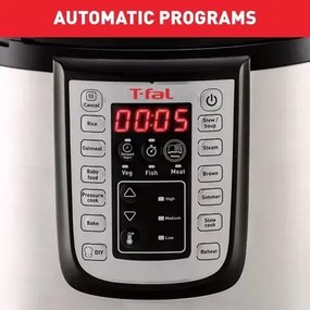 Tefal CY505EE0 černá / Multifunkční tlakový hrnec / 3,8 l