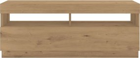 TV stolek s LED dub artisan 300x35x40 cm kompozitní dřevo 3329170