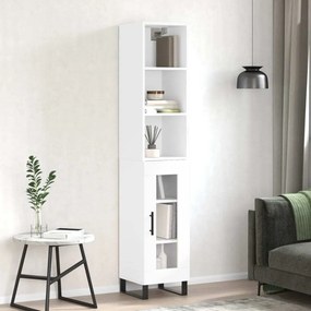 vidaXL Skříň highboard 34,5 x 34 x 180 cm kompozitní dřevo [3189917] Barva: dub sonoma