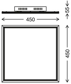 Telefunken 301606TF - LED RGB Stmívatelný panel LED/24W/230V 4000K + DO