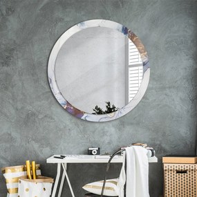 Kulaté dekorativní zrcadlo Abstraktní tekuté umění fi 90 cm