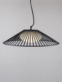 LED černá designová svítilna Brume