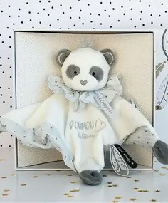 Doudou Dárková sada - Plyšový muchláček panda 20 cm / od 0 let