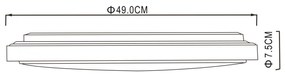 GLOBO KALLE 48408-32 Stropní svítidlo