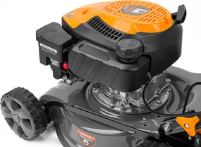 POWERMAT Benzínová sekačka PM-KSS-5S, s pohonem 5 koní, 40 l, 5v1 PM0976