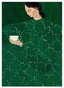 The Poster Club Plakát Coffee Alone At Place De Clichy by Sofia Lind 100x140 cm