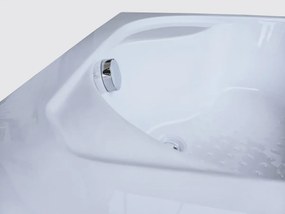 POINT SAP 90 Clear Čtvrtkruhový sprchový kout s vysokou vaničkou