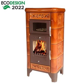 Kachlová kamna Bologna II goldbrown 6kw