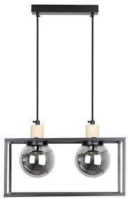 Závěsný lustr Retro pro žárovku 2x E27  - Candellux