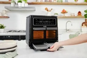 Breville VDF130X černá / Horkovzdušná fritéza / 11 l / 10 programů / 1