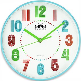 MPM Dětské plastové hodiny s 3D číslicemi Olaf E01.4047.31