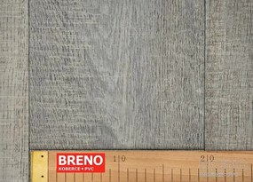 Breno PVC PRESTO PLUS Cartier 592 – šedé dřevo, šíře 200 cm