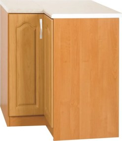 Tempo Kondela Kuchyňská rohová spodní skříňka LORA MDF NEW KLASIK S90x90, levá, olše